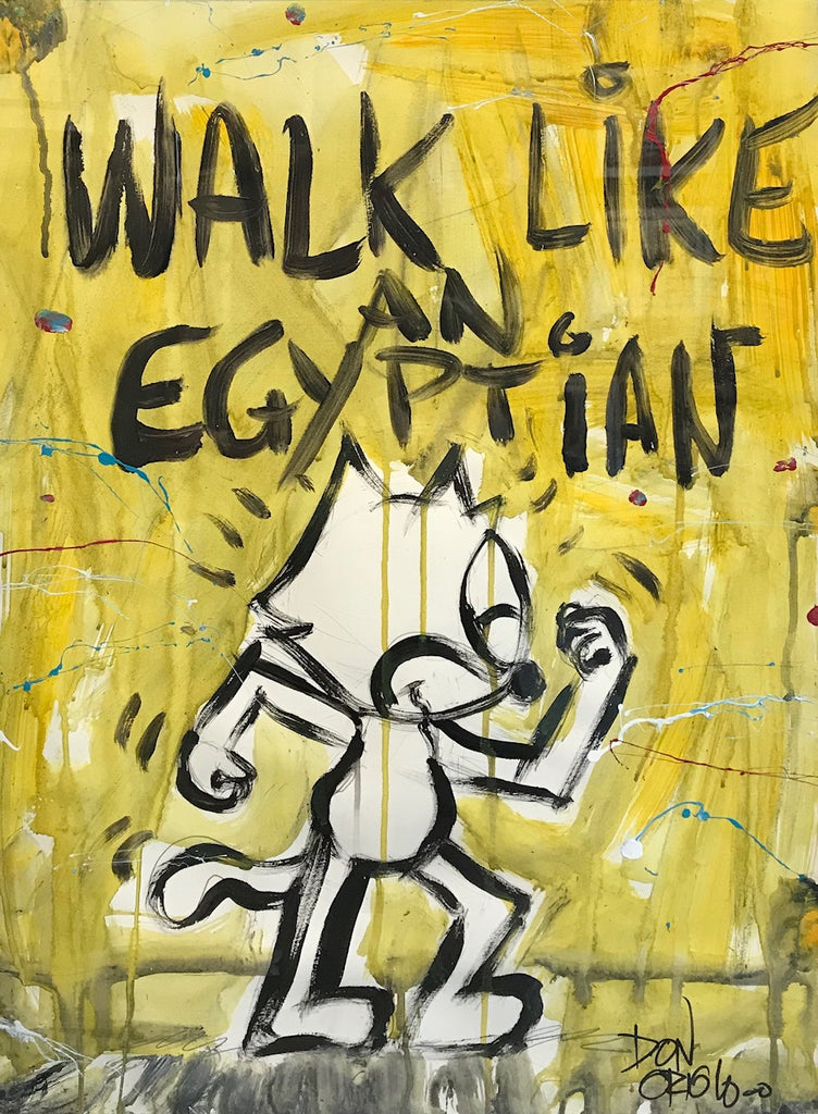 WALK LIKE AN EGYPTIAN - PAPER – Zazoo Fine Art Gallery