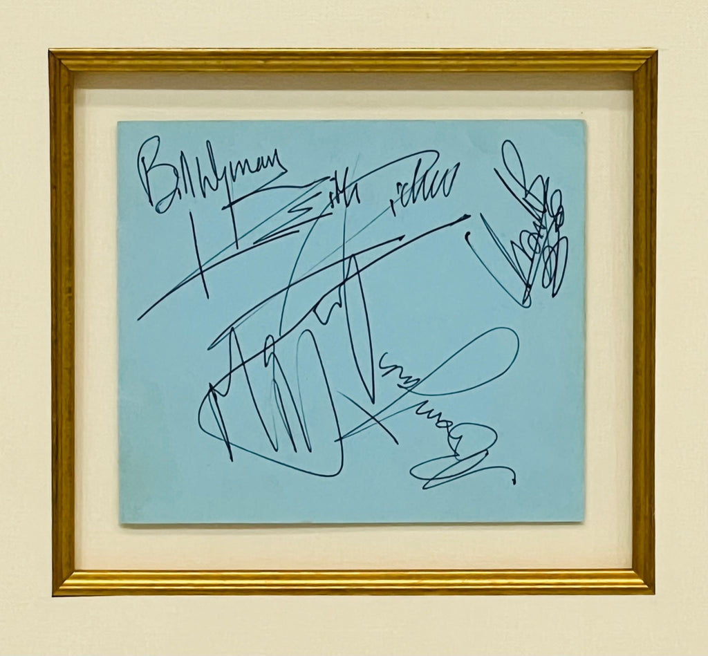 ORIGINAL ROLLING STONES AUTOGRAPHS WITH HISTORIC PHOTOGRAPH – Zazoo ...