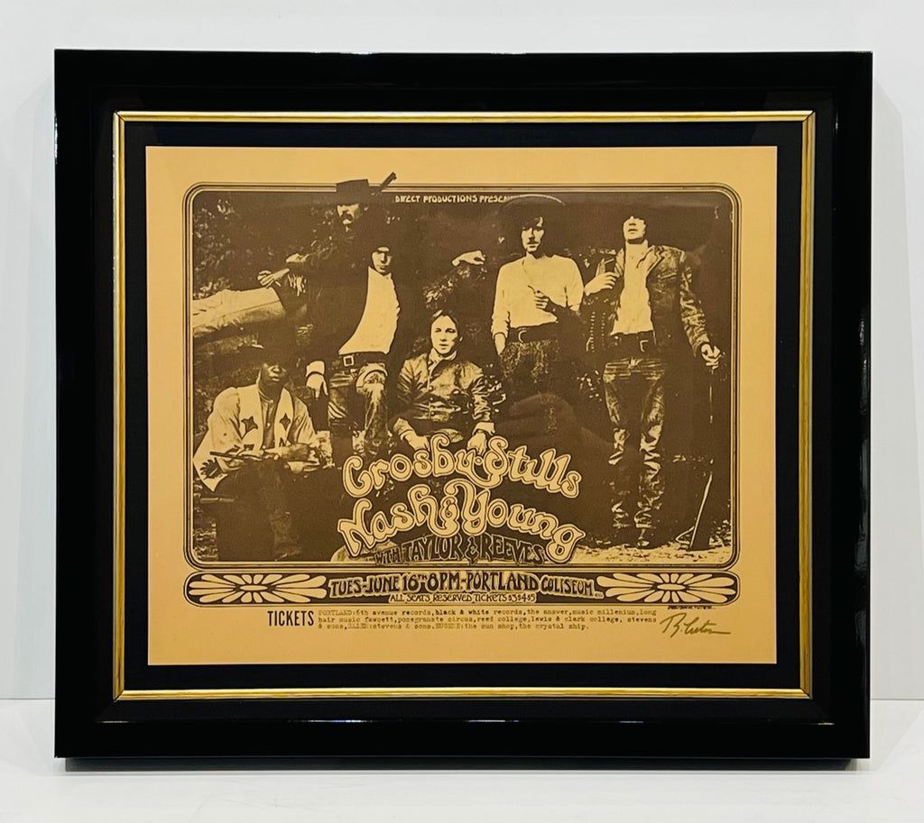 CROSBY STILLS NASH AND YOUNG PORTLAND COLISEUM CONCERT JUNE 16, 1970 ...