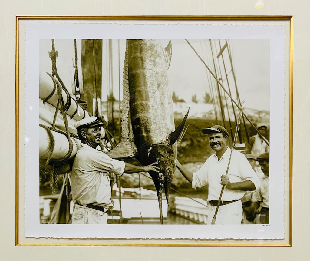 SPECTACULAR RARE ERNEST HEMINGWAY KEY WEST SET-UP – Zazoo Fine Art Gallery