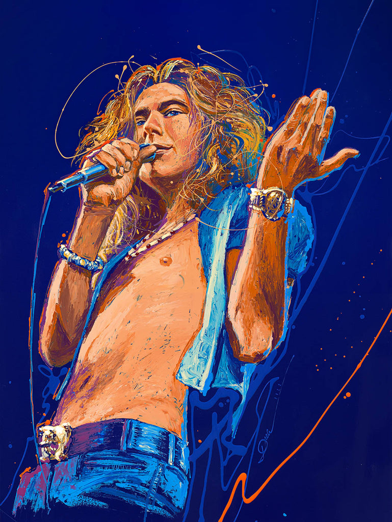 ROBERT PLANT - WHOLE LOTTA LOVE - 1/1 – Zazoo Fine Art Gallery