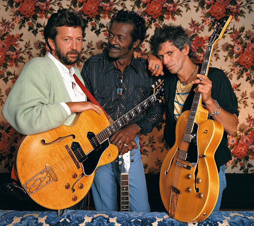 CLAPTON - BERRY - RICHARDS - HAND-SIGNED BY TERRY O'NEILL - ON ALERT ...