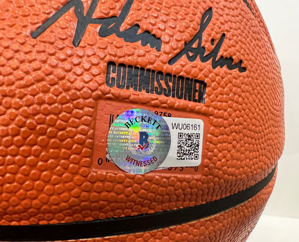 MAGIC JOHNSON HAND-SIGNED BASKETBALL – Zazoo Fine Art Gallery