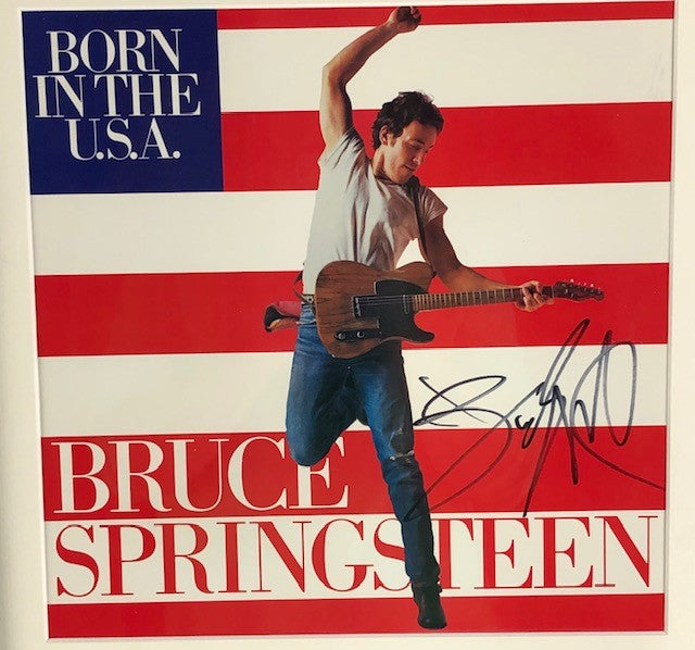 BORN IN THE USA ALTERNATE ALBUM COVER & VINYL SET-UP - HAND-SIGNED BY ...
