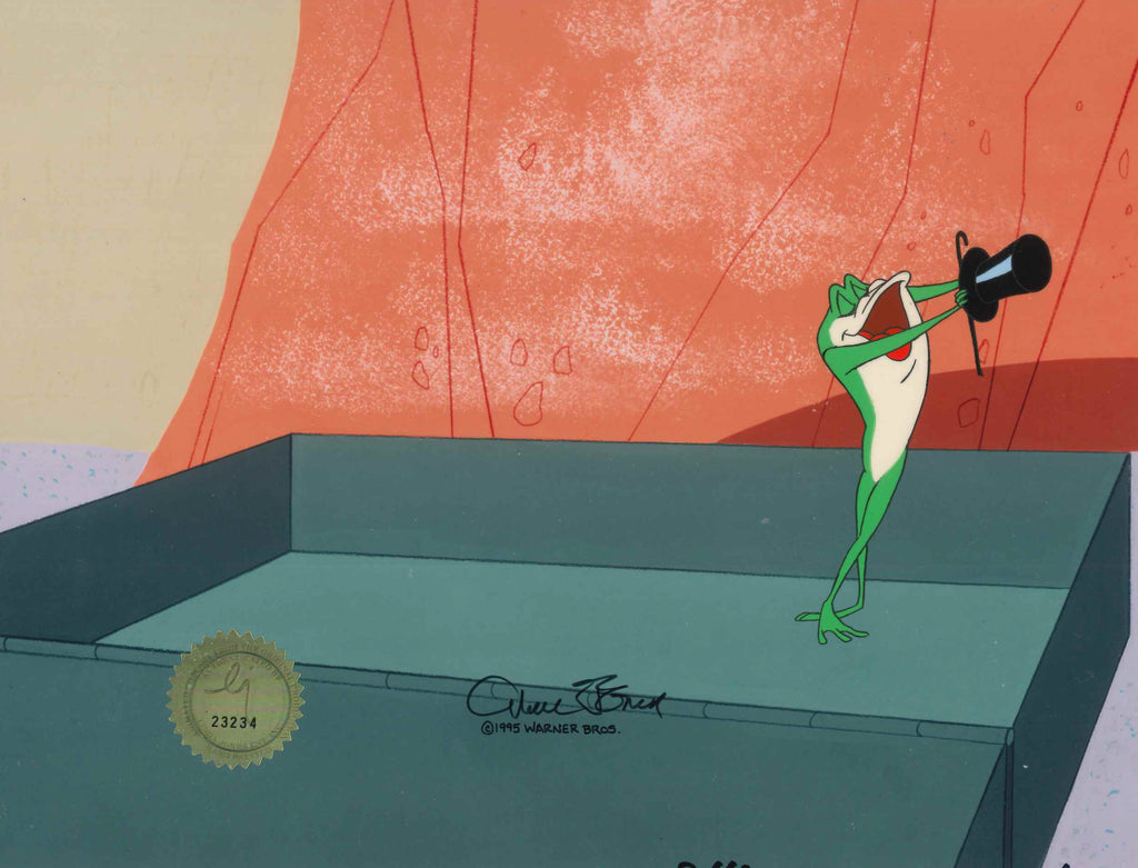 MICHIGAN J FROG - ORIGINAL PRODUCTION CEL – Zazoo Fine Art Gallery