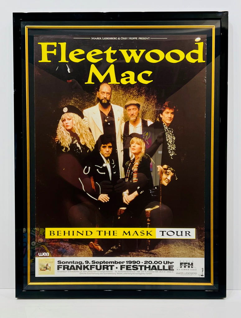 FLEETWOOD MAC - BEHIND THE MASK - GERMAN USED CONCERT POSTER (1990 ...