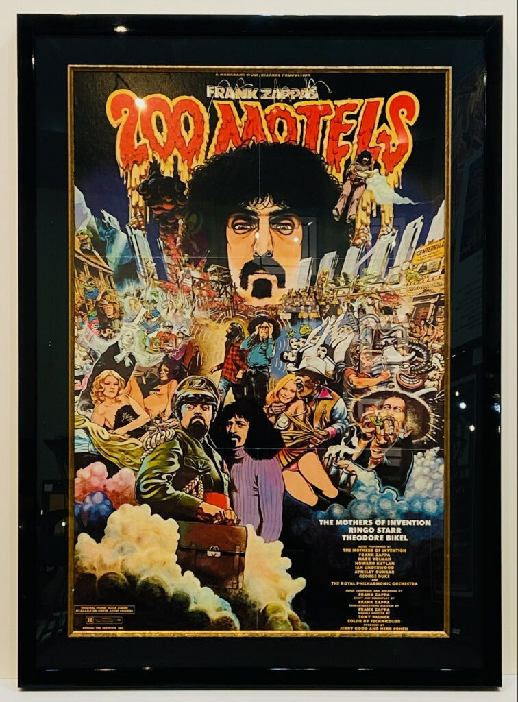 FRANK ZAPPA - 200 MOTELS ORIGINAL MOVIE AND SOUNDTRACK POSTER (1971 ...