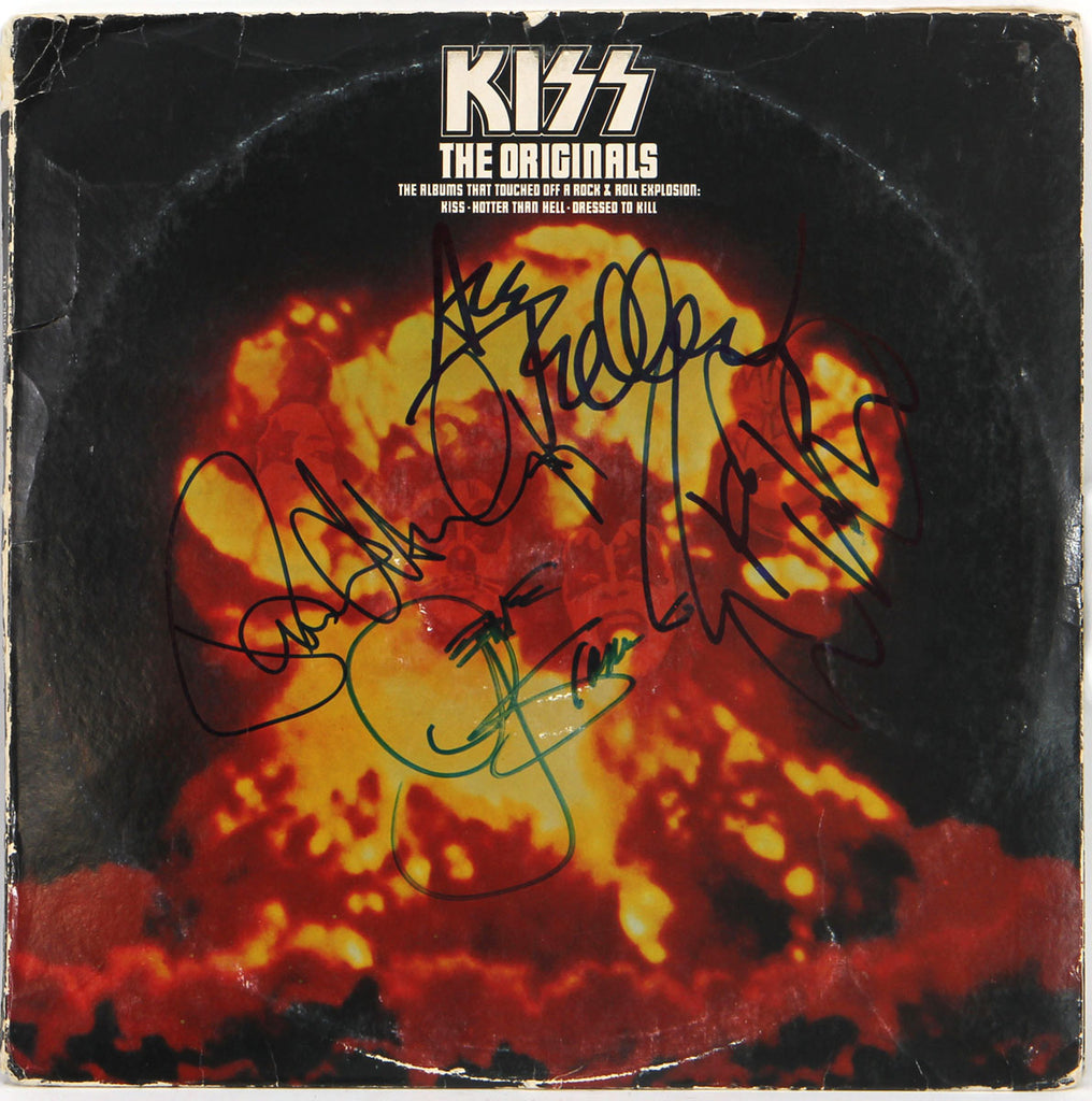 KISS ' THE ORIGINALS ' HAND-SIGNED ALBUM AND VINYL SET-UP – Zazoo Fine ...
