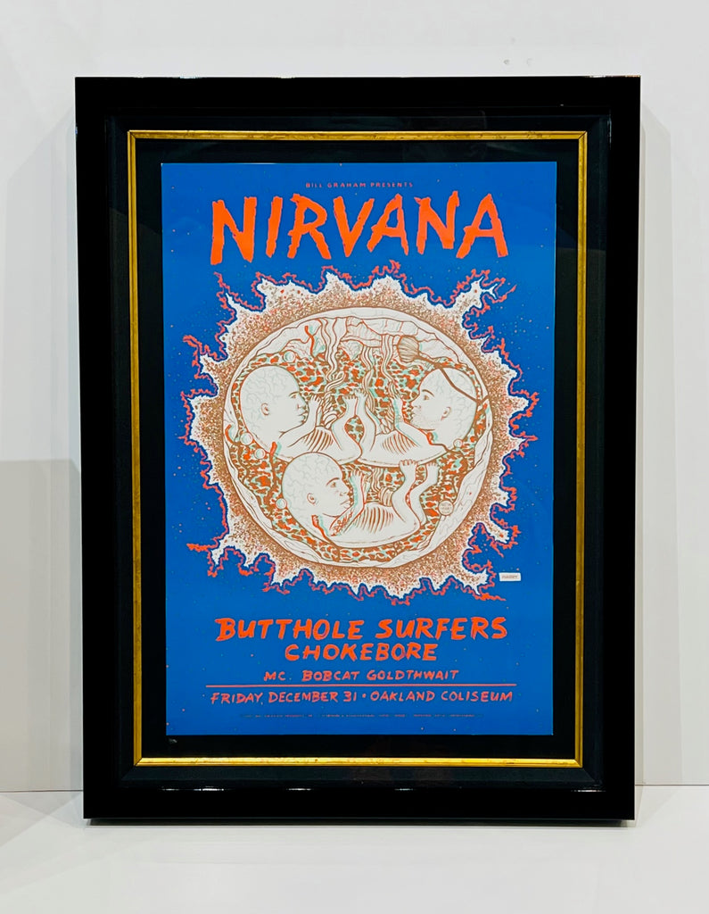 ' NIRVANA ' - RARE MINT CONDITION ' BILL GRAHAM PRESENTS ' POSTER! (19 ...