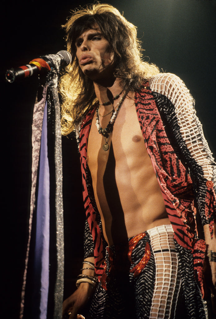Steven Tyler 90s Steven Tyler Of Aerosmith Performing In 1990 In San