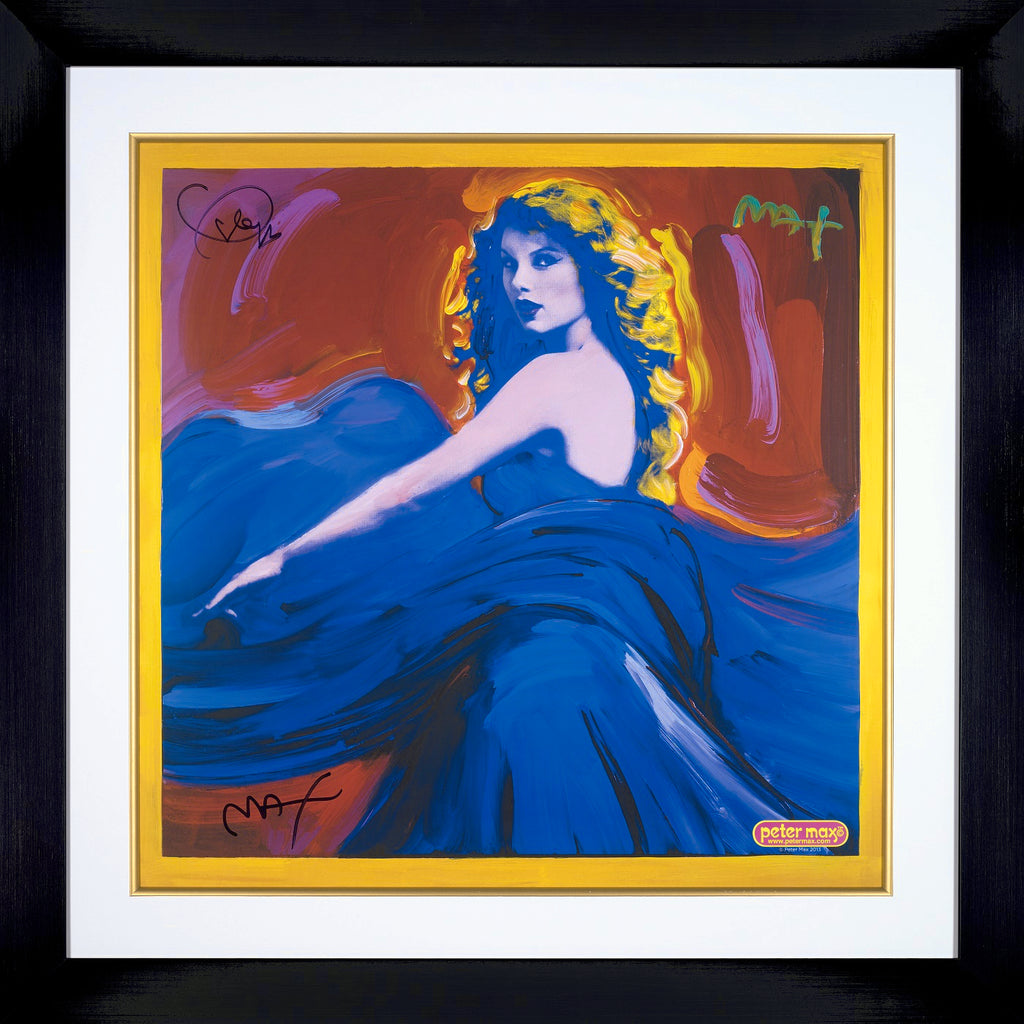 TAYLOR SWIFT POSTER - HAND SIGNED BY TAYLOR SWIFT AND ARTIST PETER MAX ...